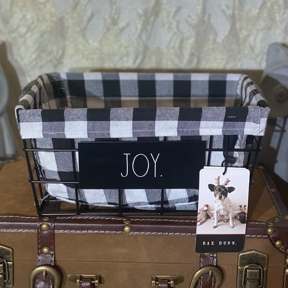 Rae Dunn | Holiday | Rae Dunn Joy Basket | Poshmark